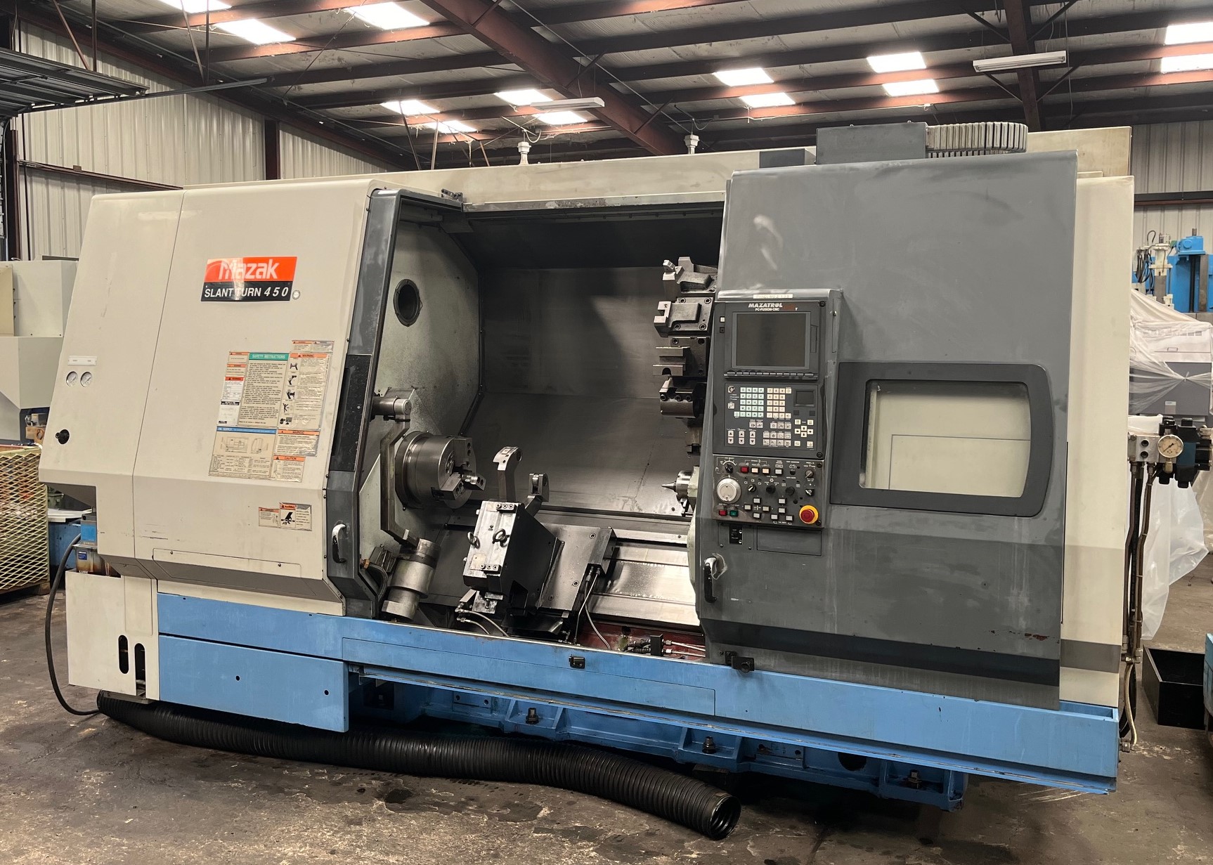 Mazak Slant Turn 450 CNC Lathe Mazatrol 640 control